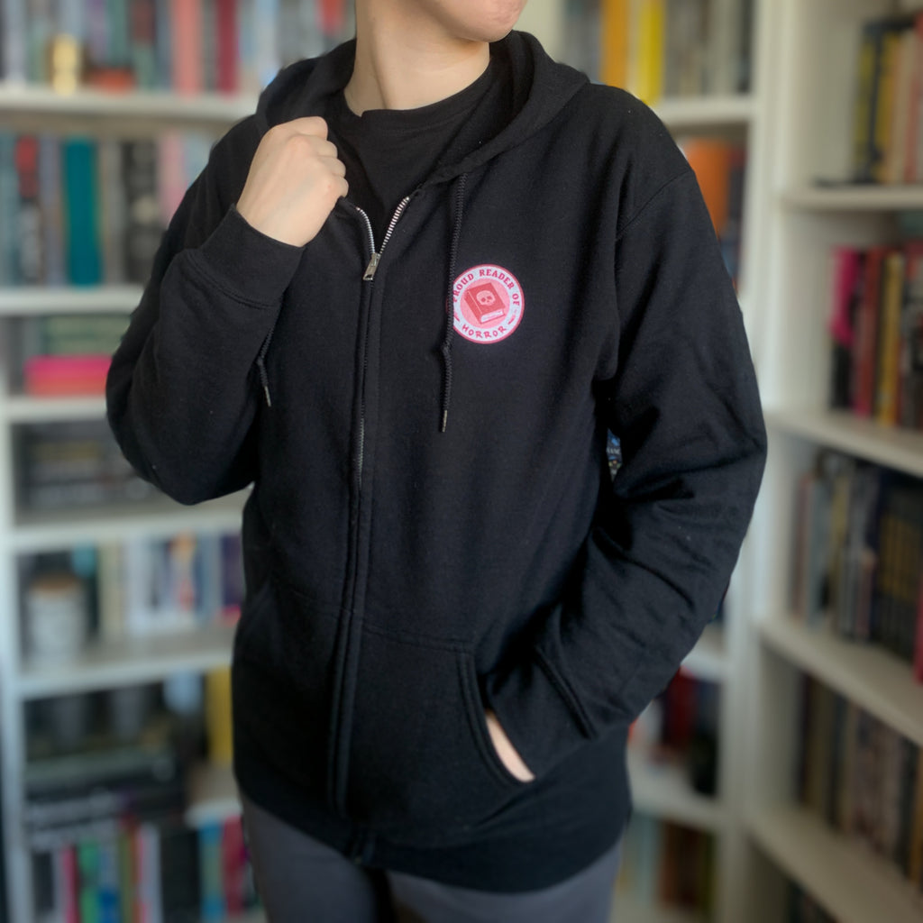 Horror Reader Zip Hoodie - OwlCrate