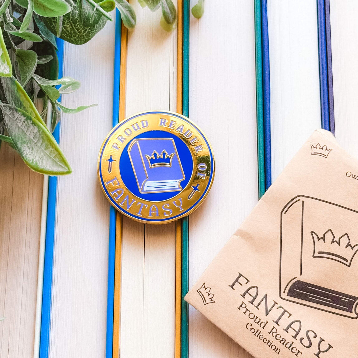 Fantasy Reader Pin – OwlCrate