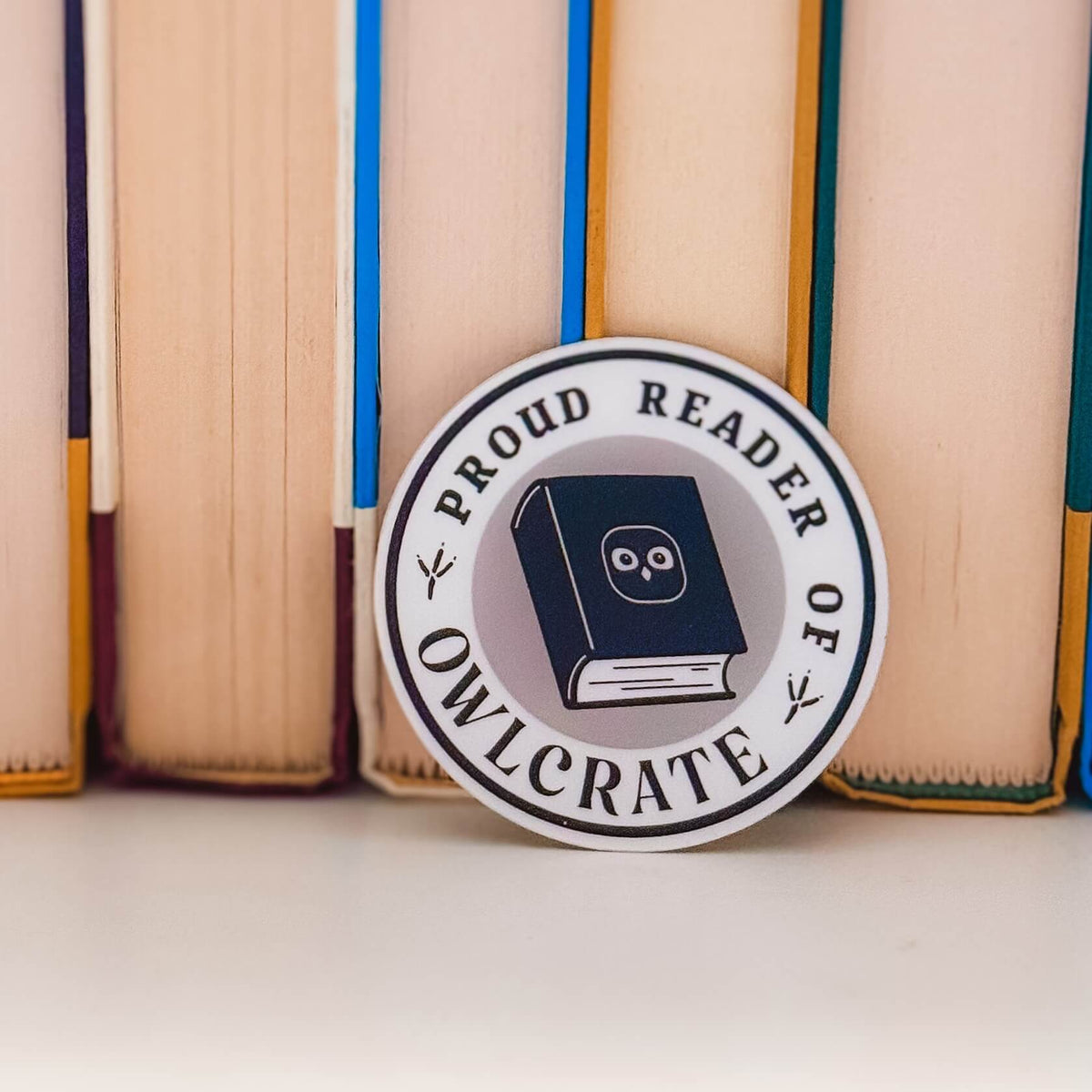 OwlCrate Reader Sticker