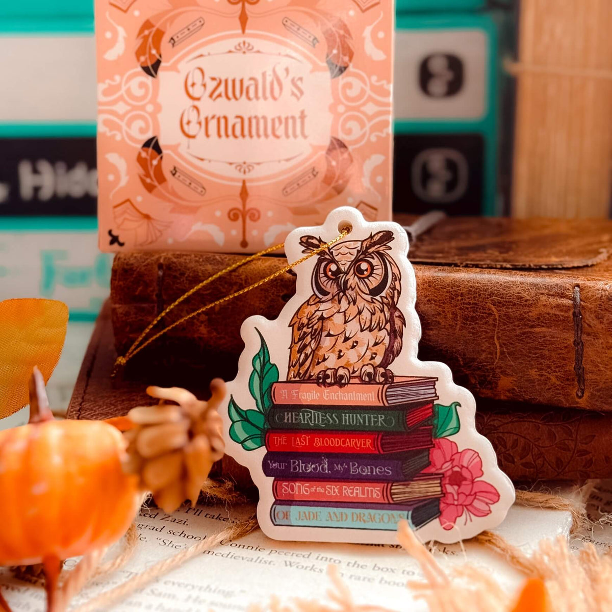 Bookstack Ornament – OwlCrate