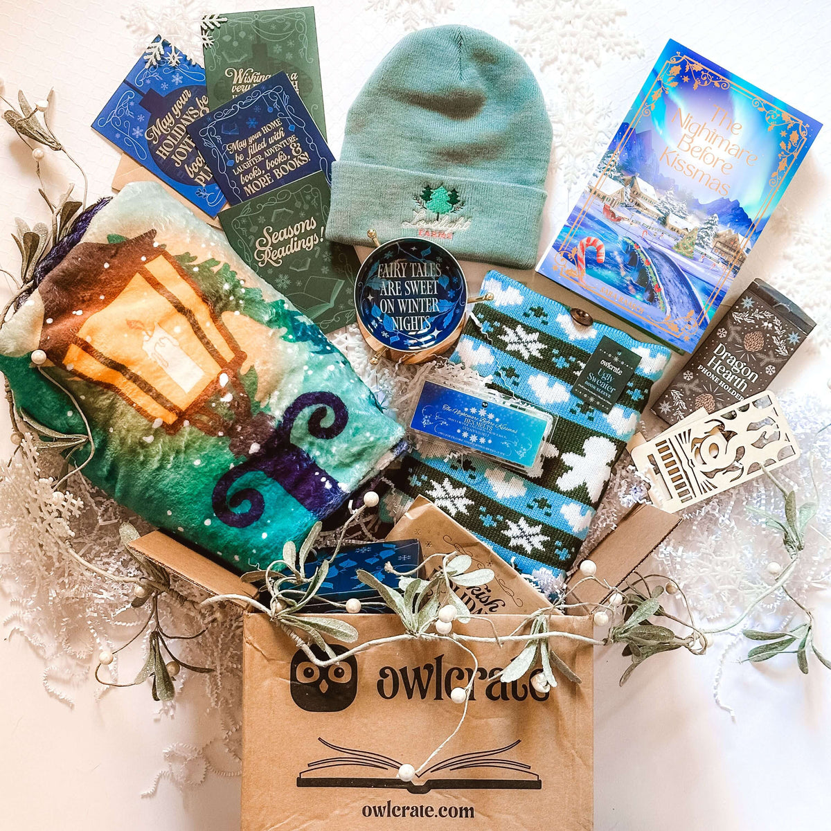 The Holiday Box — Book & Goodies (Exclusive OwlCrate Edition)