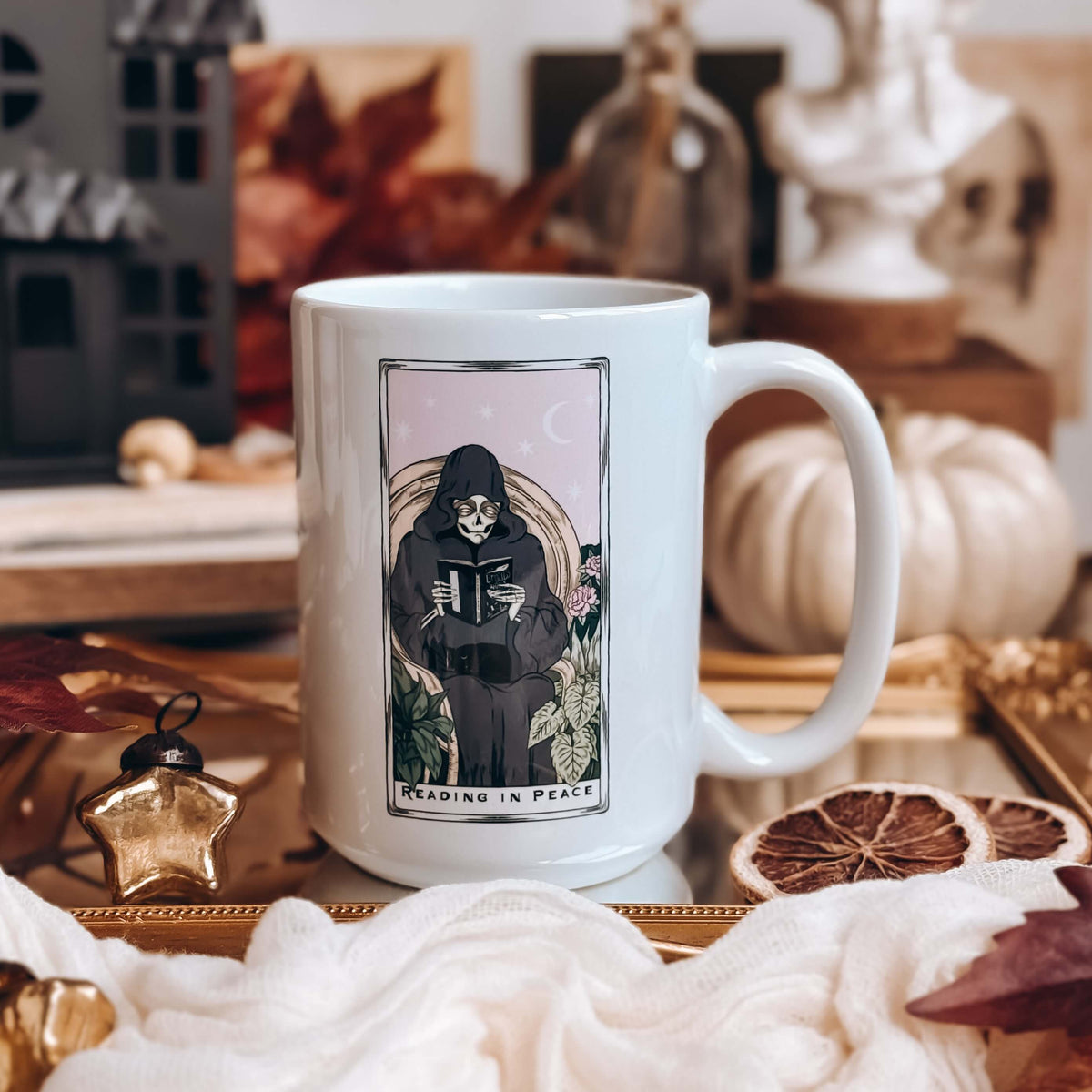 Reading in Peace Death Mug – OwlCrate