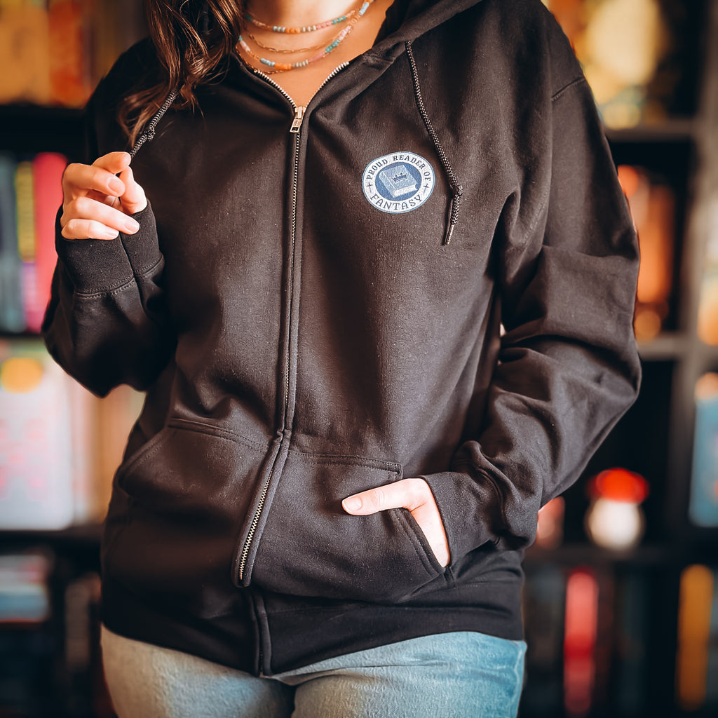 Fantasy Reader Zip Hoodie - OwlCrate