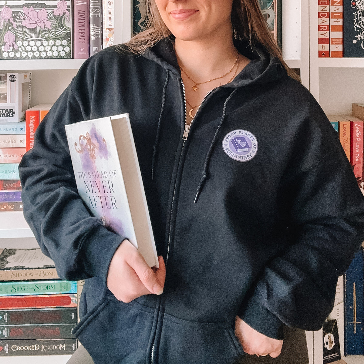 Romantasy Reader Zip Hoodie – OwlCrate