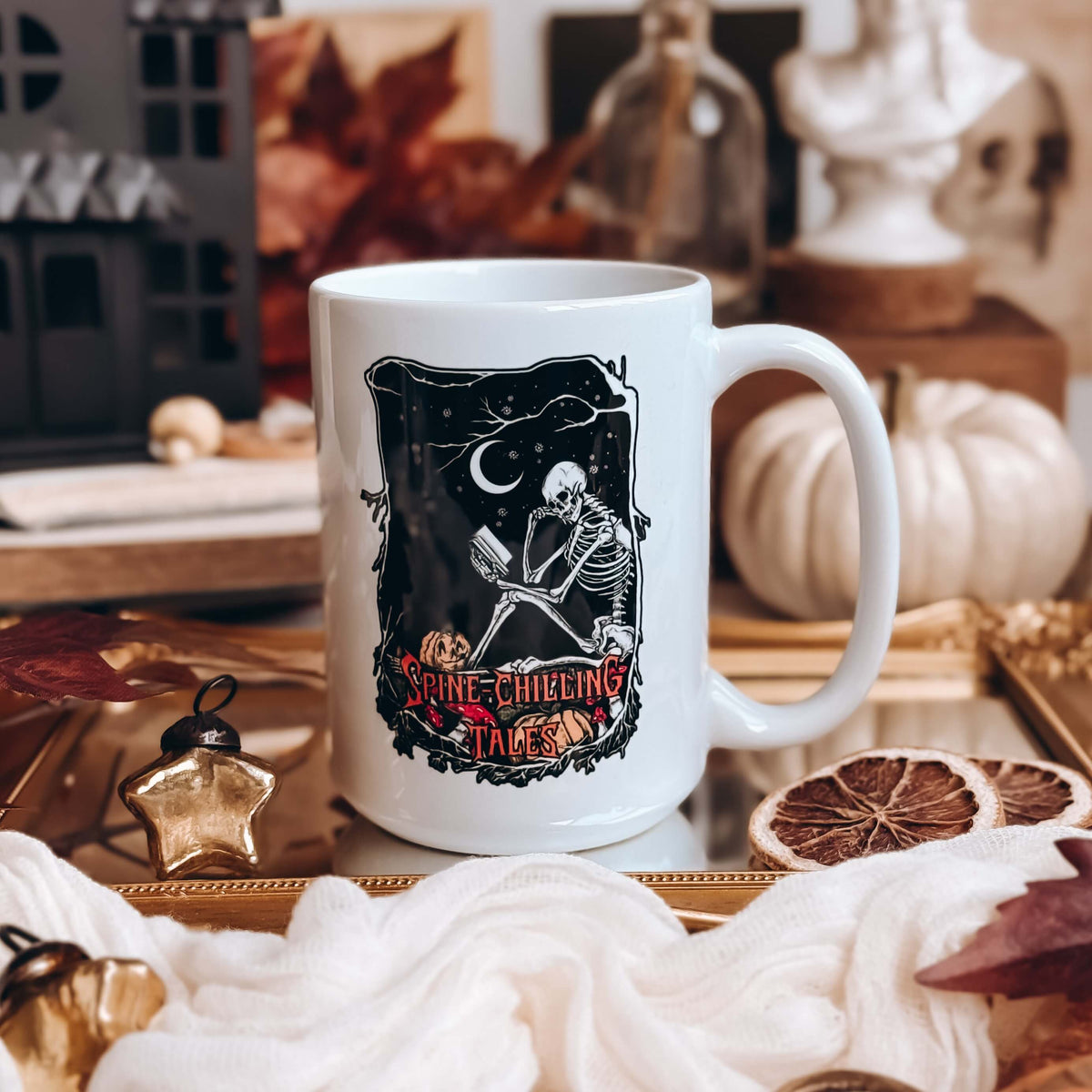 Spine-Chilling Tales Skeleton Mug – OwlCrate
